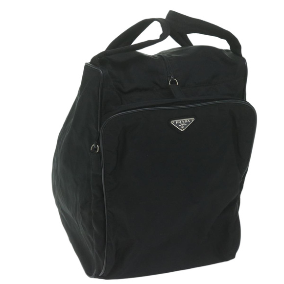 Prada | Bags | Prada Hand Bag Nylon Black Auth 64366 | Poshmark